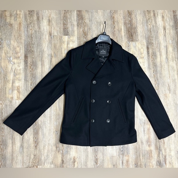 Express | Jackets & Coats | Mens Express Doublebreasted Pea Coat | Poshmark